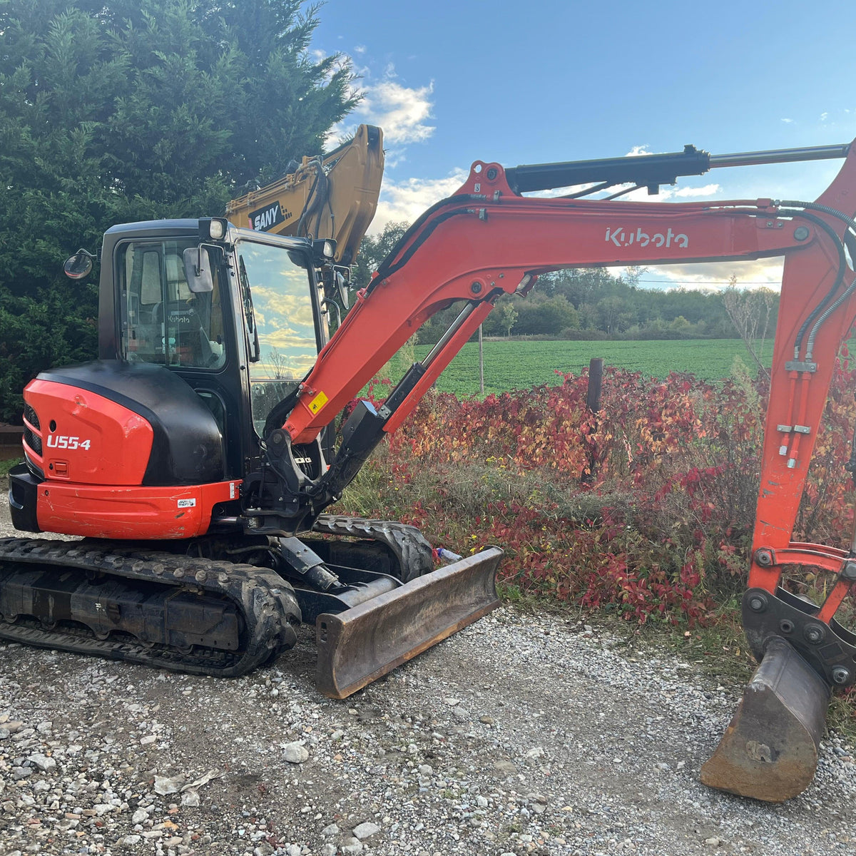 MINI PELLE KUBOTA U55-4 – HYDROMAT